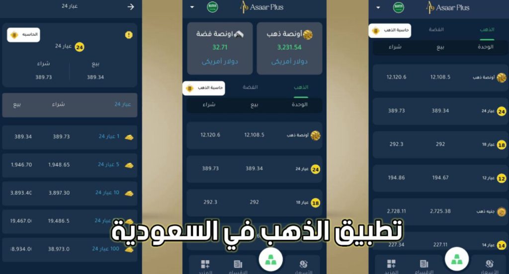 تطبيق أسعار الذهب في السعودية